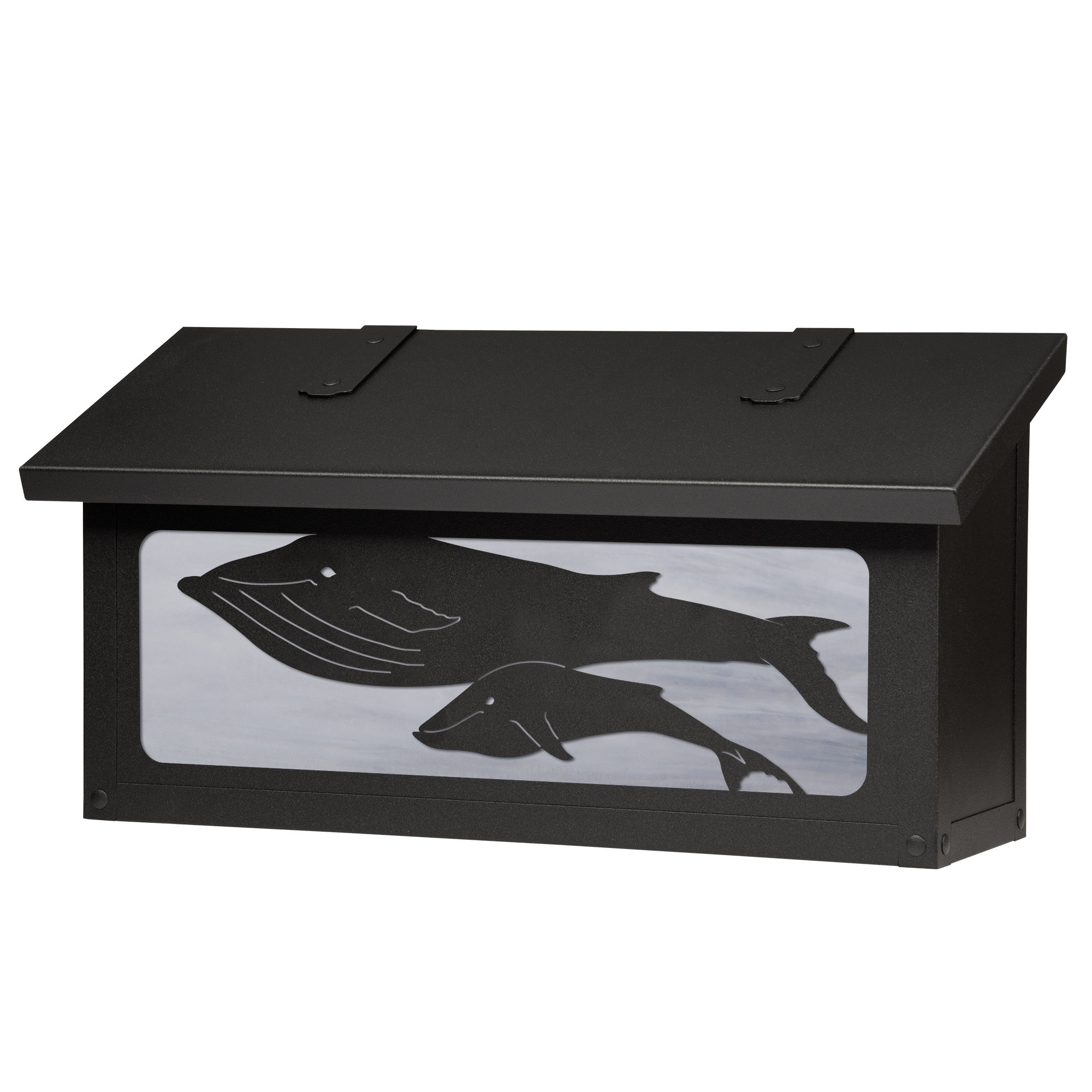 America's Finest Lighting Company Whales Wall Mounted Mailbox | Wayfair