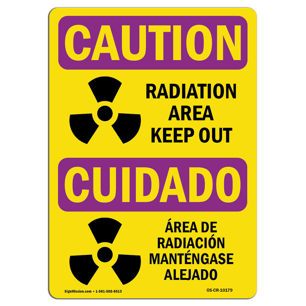 SignMission Radiation Area Keep Out Sign | Wayfair