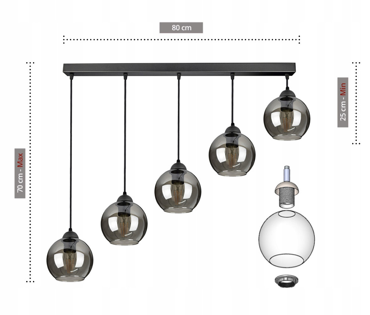 George Oliver Vard 5 - Light Pendant & Reviews | Wayfair.co.uk