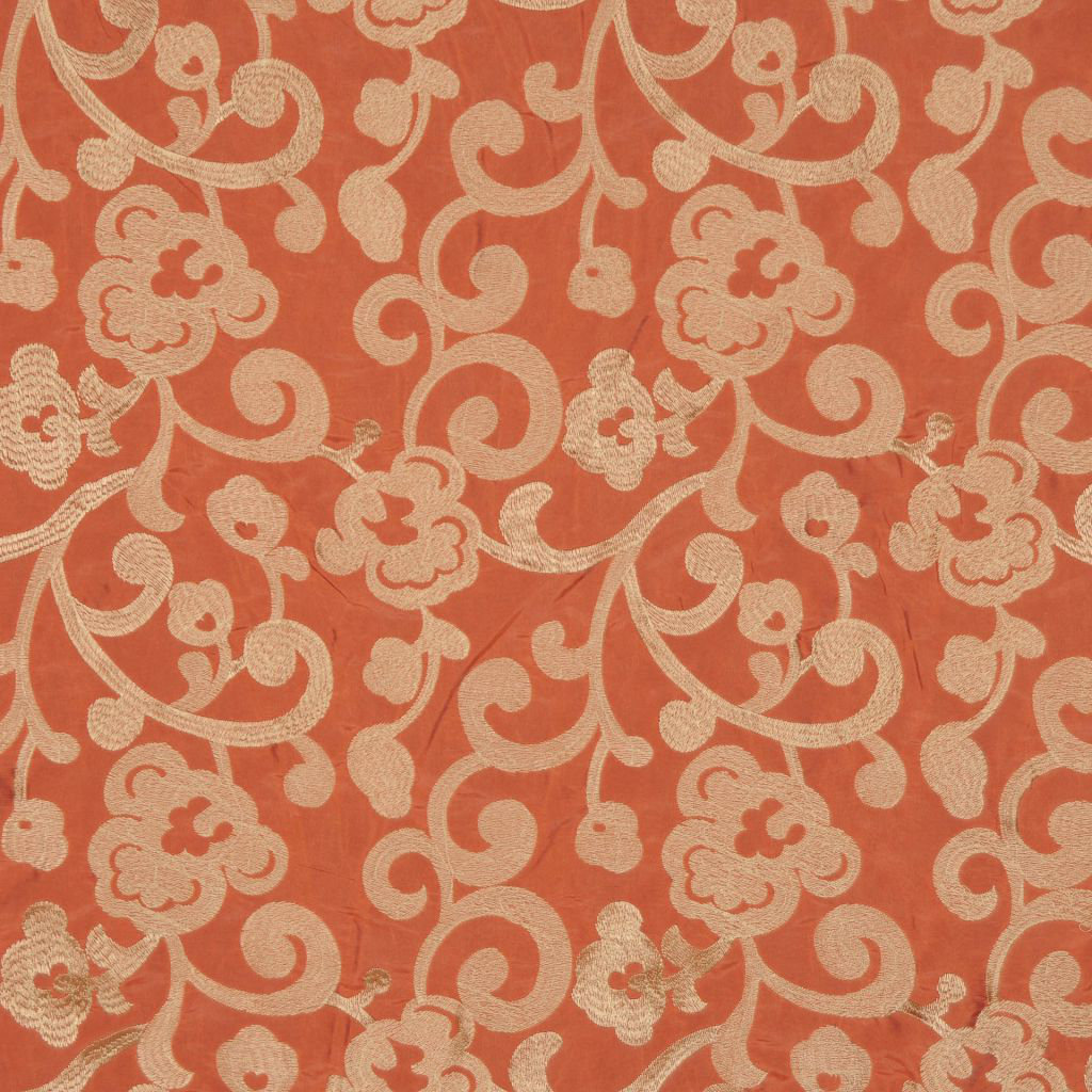 RM Coco Tangerine Fabric | Wayfair