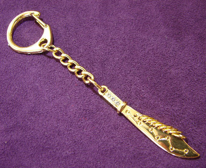 Feng Shui Import 9 Ring Sword Amulet Key Chain | Wayfair