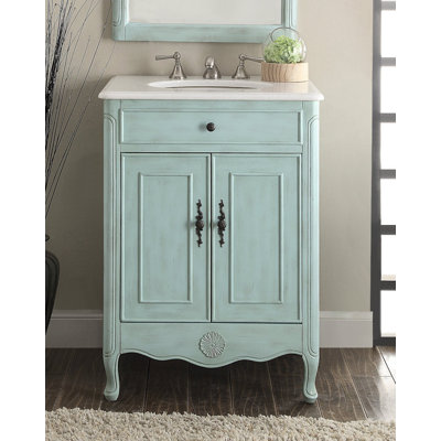 Find the Perfect 24 Inch Blue Bathroom Vanities | Wayfair