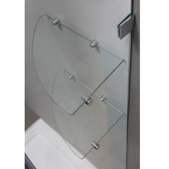 Aston Avalux GS 42" x 72" Square Hinged Shower Enclosure & Reviews ...