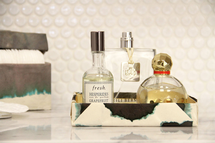 DIY Dip-Dye Paper Boxes | Wayfair