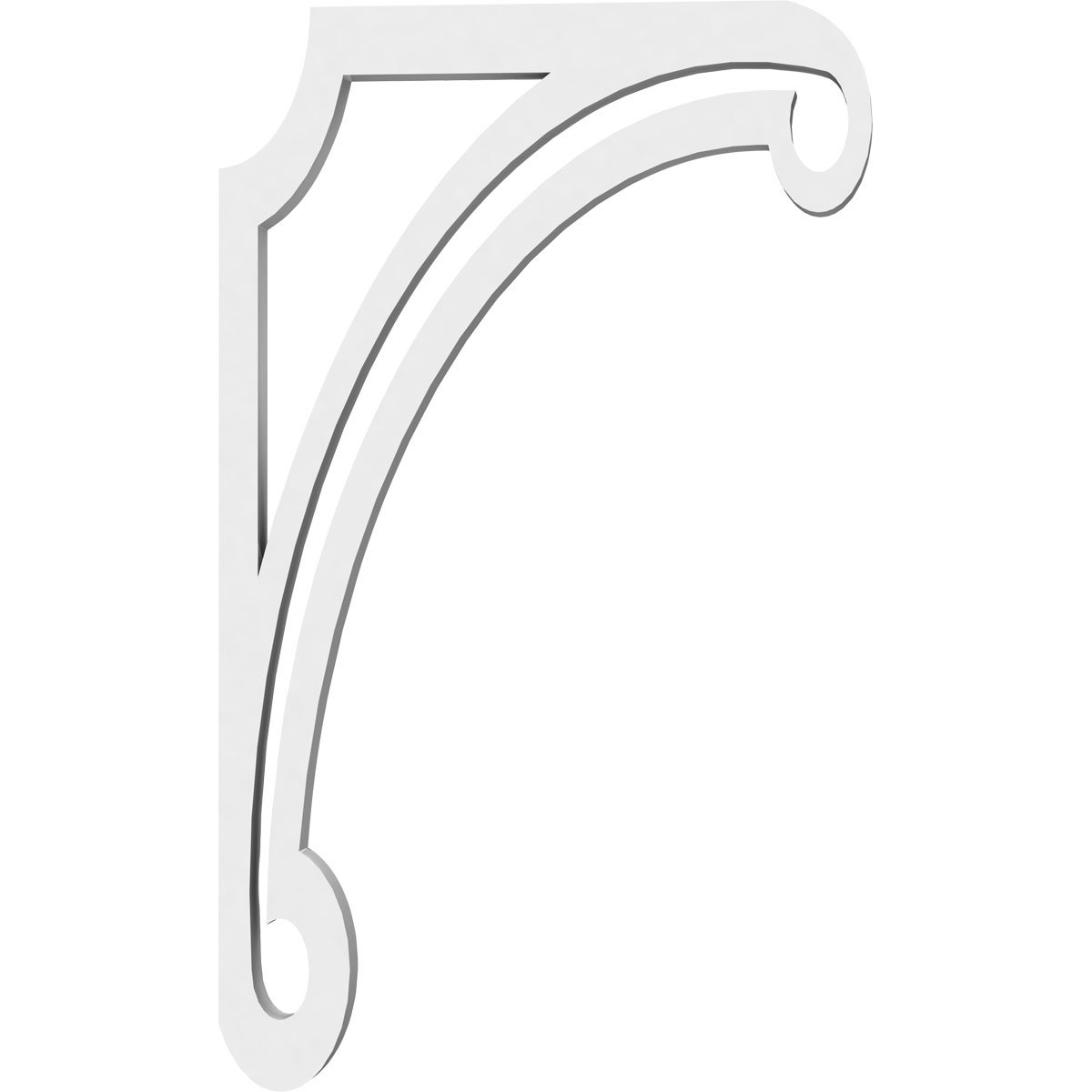 PCI Enterprises Arch Architectural Grade PVC Bracket | Wayfair