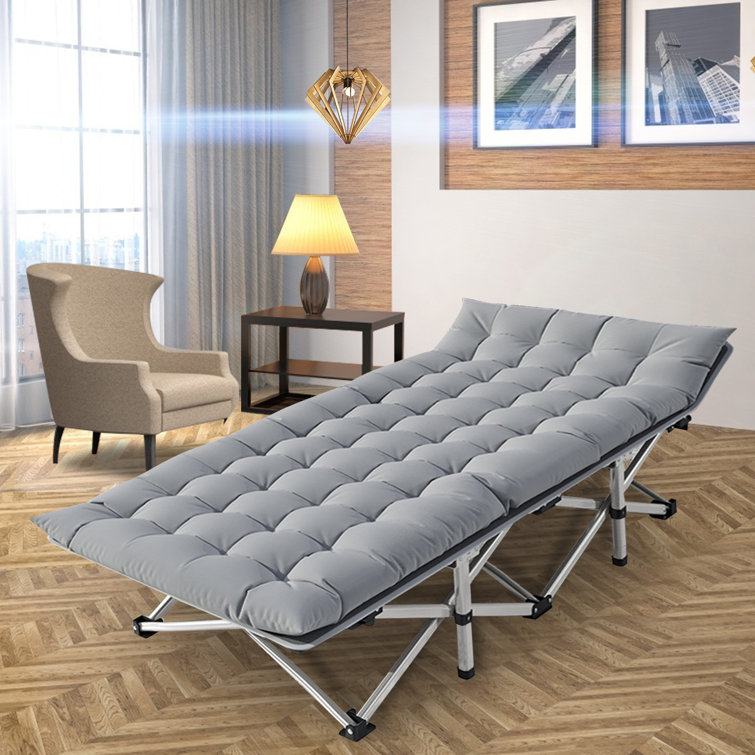 ShangQuan WuLiu Double Layer Stripes Folding Sleeping Bed With Pearl ...