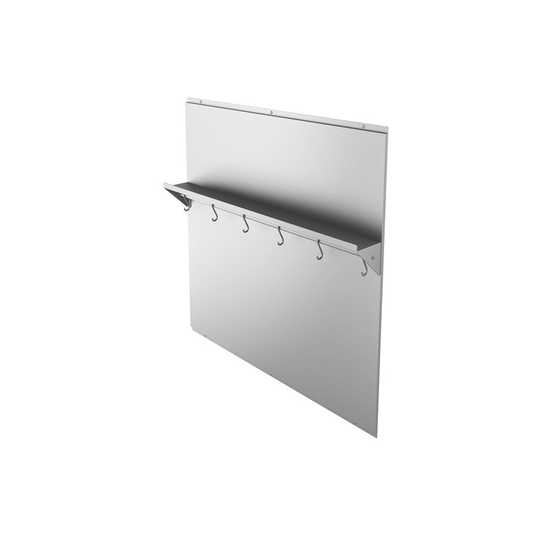 Ancona Backsplash Stainless Steel Wall Mounted Pot Rack & Reviews | Wayfair