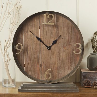 Farmhouse & Rustic Table Clocks | Birch Lane
