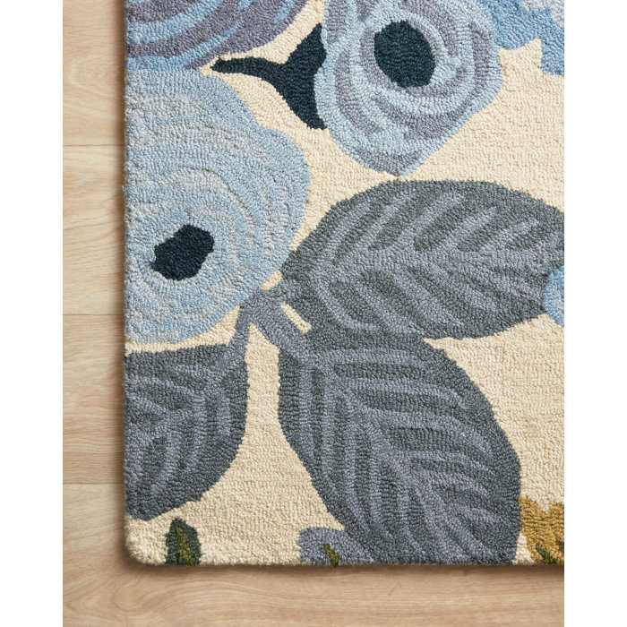 Rifle Paper Co. x Loloi Joie JOI-01 Garden Party Cream Rug - Wayfair Canada