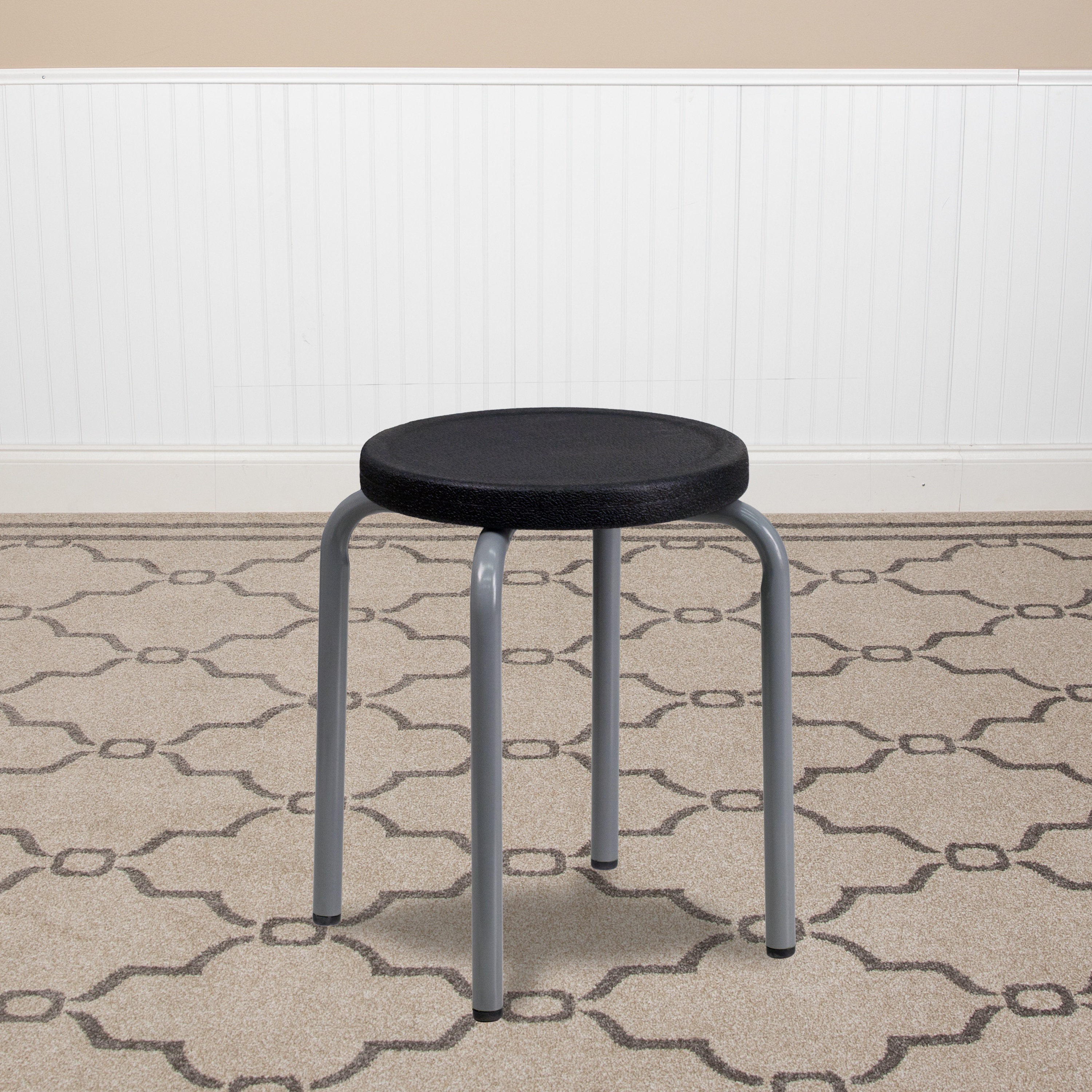 Latitude Run® Stackable Stool with Powder Coated Frame & Reviews | Wayfair