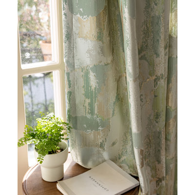 Visionary Home Rayon Room Darkening Curtain Pair | Wayfair