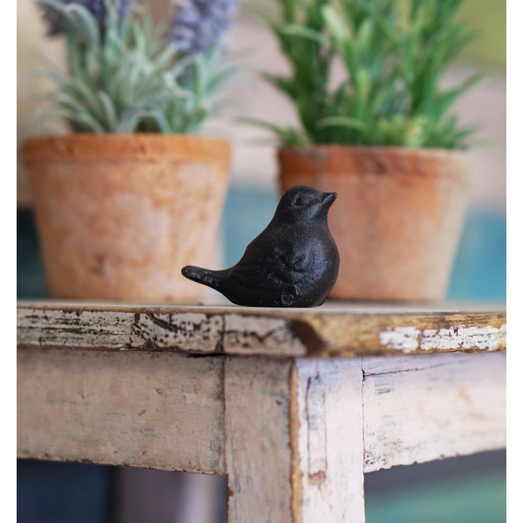August Grove® Cast Iron Mini Birds | Wayfair