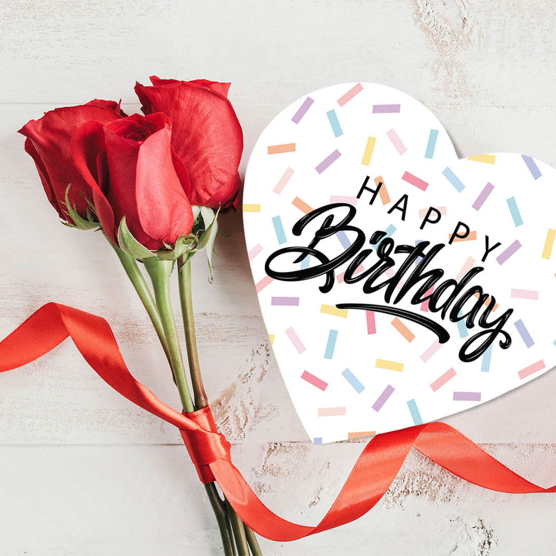 Koyal Wholesale Happy Birthday Heart Shaped Gift Box With Lid, Reusable ...