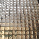 NovoTileStudio Diamond Mirror 0.8" x 0.8" Glass Grid Mosaic Wall Tile ...