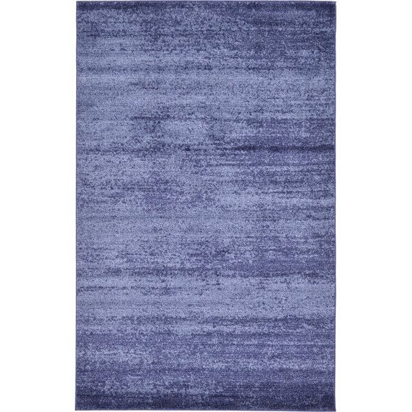 Solid-navy-blue-area-rug | Wayfair