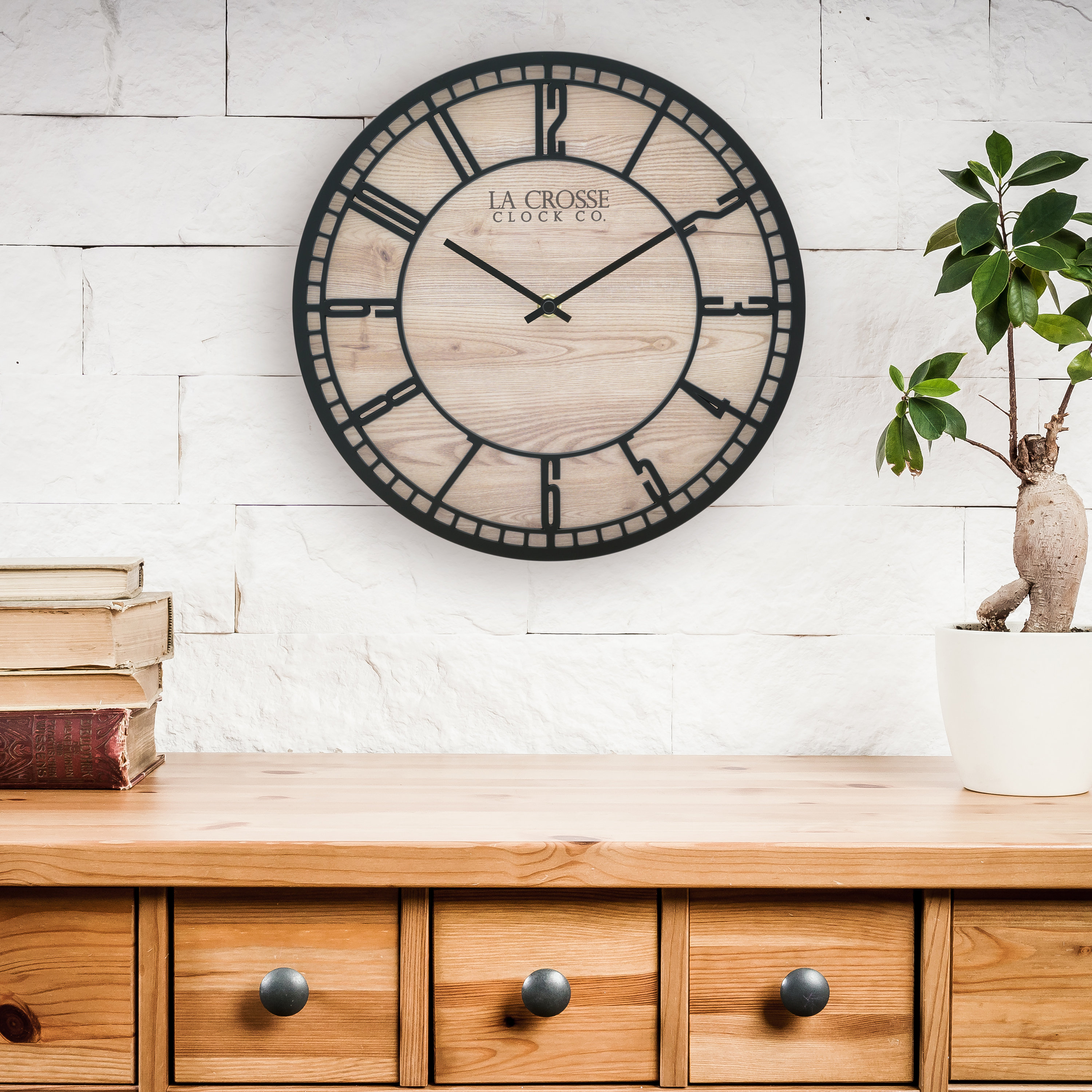 La Crosse Technology 11.5" Quartz Floating Dial Wall Clock | Wayfair