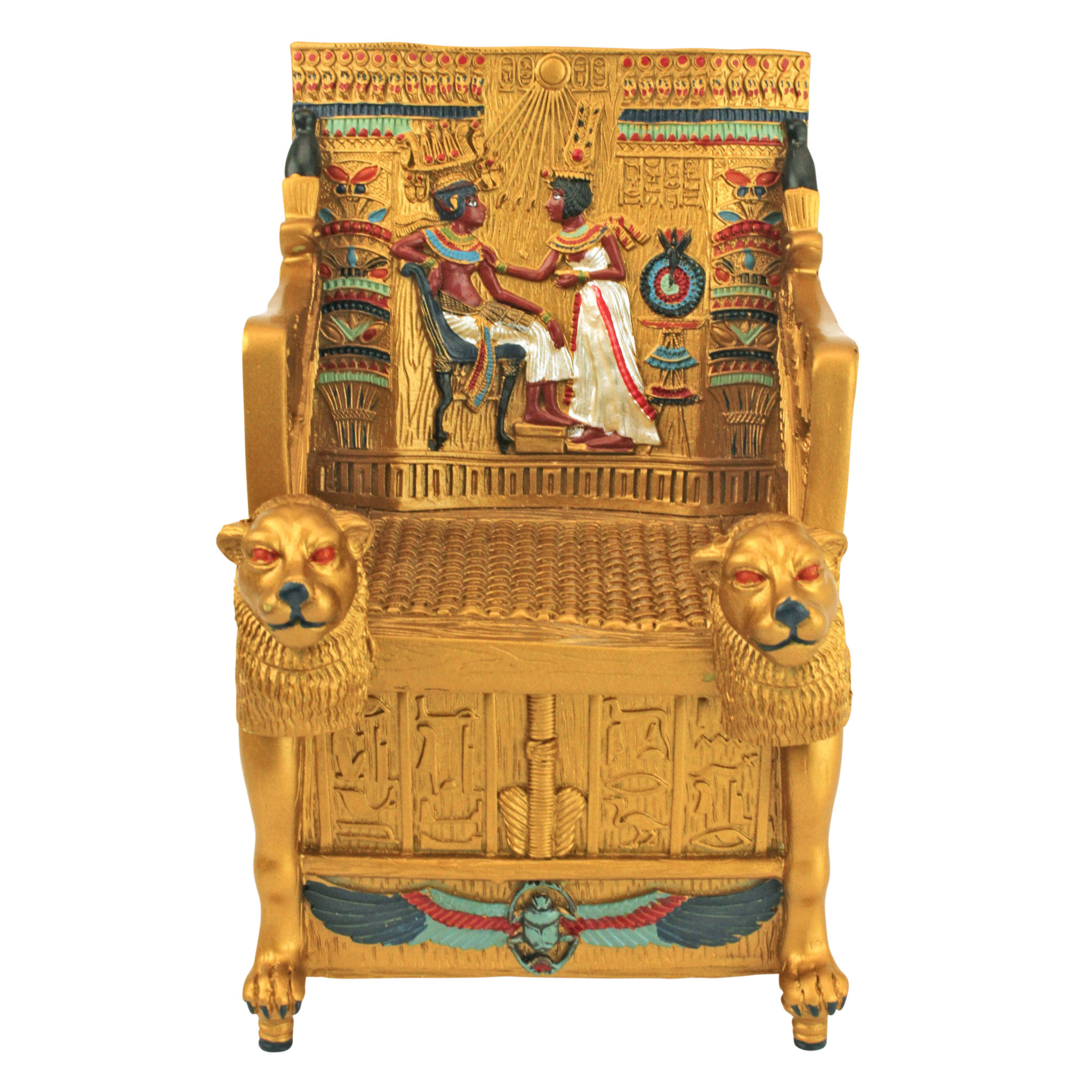 Design Toscano King Tut's Golden Throne Treasure Box & Reviews | Wayfair