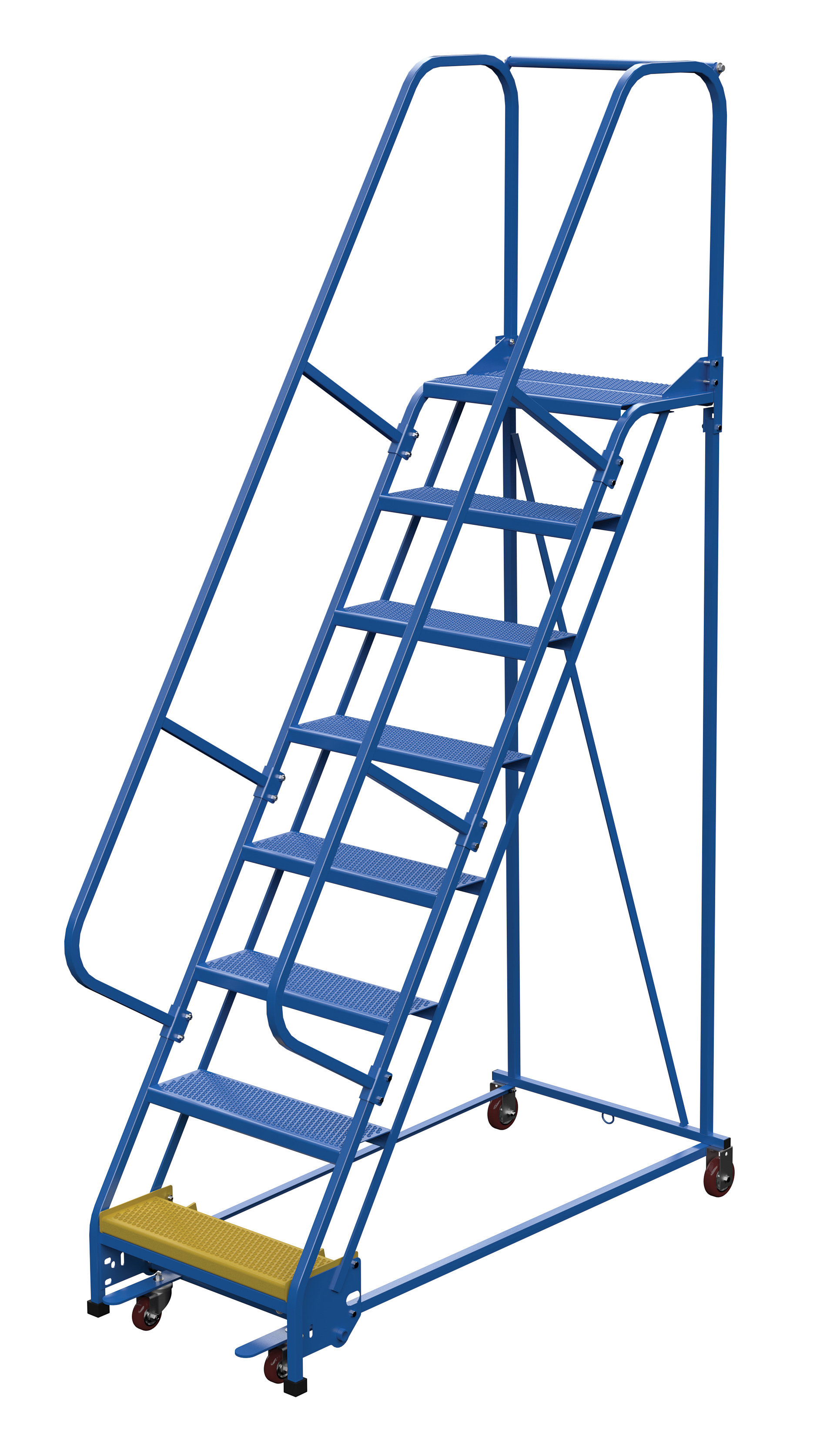 WFX Utility™ Arruda 9.17' Steel Rolling Step Stool | Wayfair