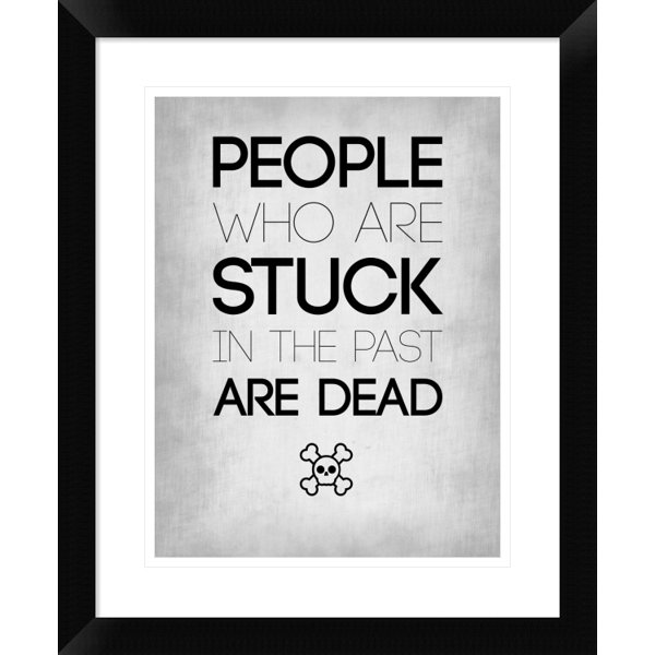 Naxart People Who Are Stuck Poster 1 - Single Picture Frame Textual Art ...