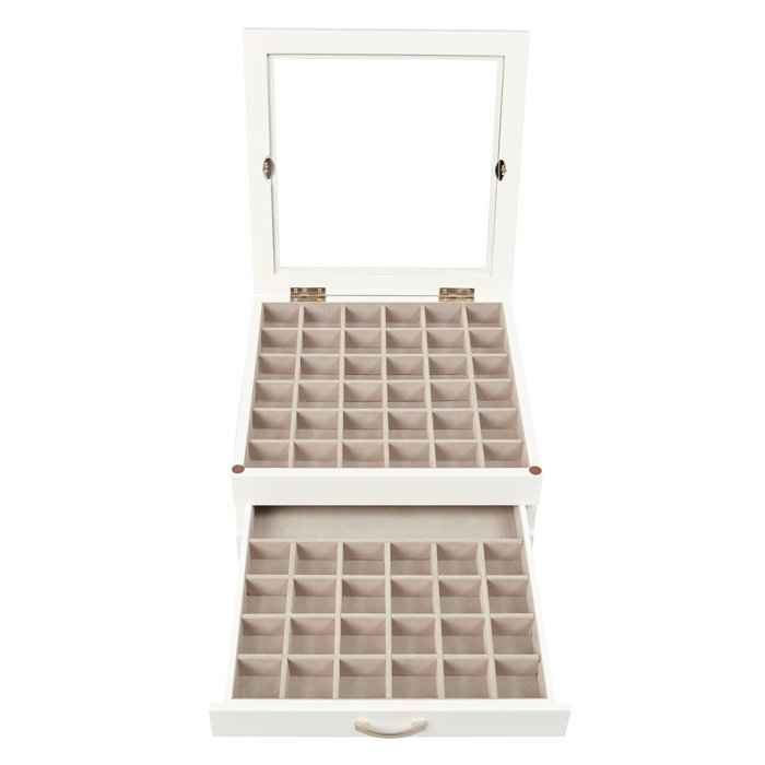 Wrought Studio Dupont Glass Top Jewelry Box & Reviews | Wayfair