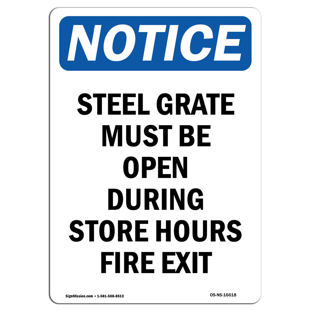 SignMission Steel Grate Open Sign | Wayfair