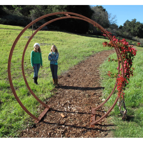 TerraTrellis Gracie Modern Steel Arbor & Reviews | Wayfair