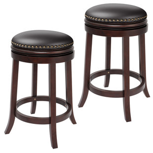 Wayfair | Backless Swivel Counter Height Bar Stools You'll Love in 2022