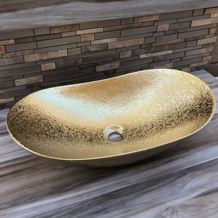 Juvia Oro Grande Golden Vessel Sink & Reviews - Wayfair Canada