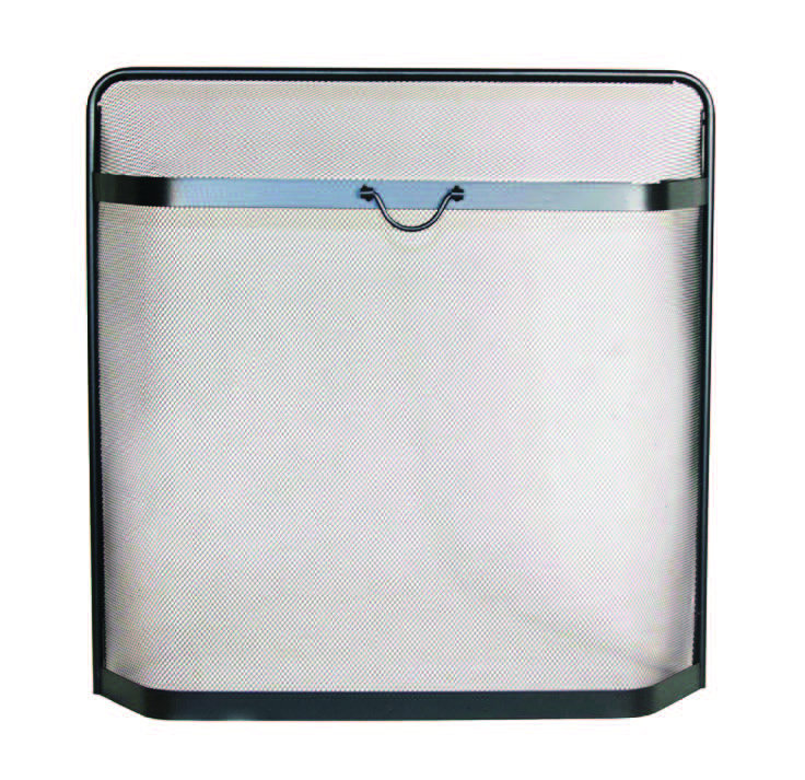 Custom Spark Guard Fireplace Screens – Fireplace Guide by Linda