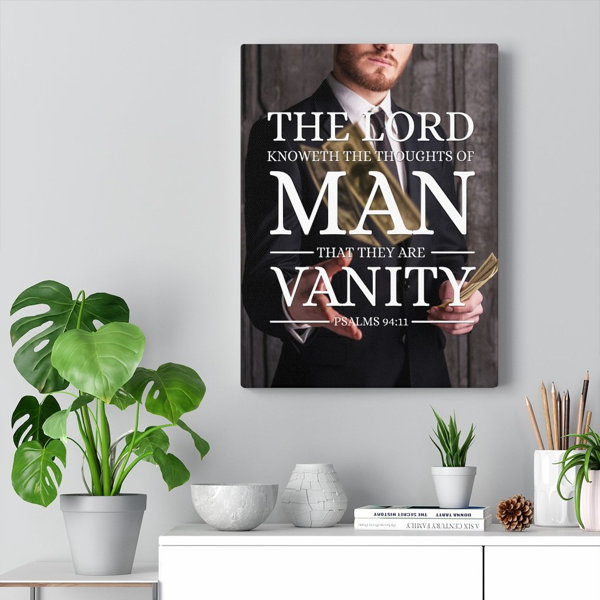 Express Your Love Gifts Thoughts of Man Psalm 94:11 Christian Wall Art ...
