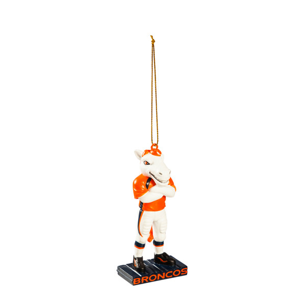 The Holiday Aisle® Denver Broncos Mascot Statue Hanging Figurine ...
