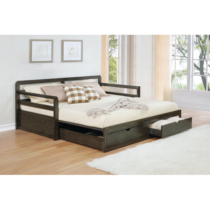 Gracie Oaks Adda Extra-Long Twin 33.93'' Platform Bed | Wayfair