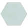 Villa Lagoon Tile Solid Mixed Aqua Hex 8" x 9" Cement Wall & Floor Tile ...