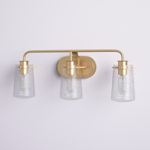 Etta Avenue™ Elsa Dimmable Gold Vanity Light & Reviews | Wayfair