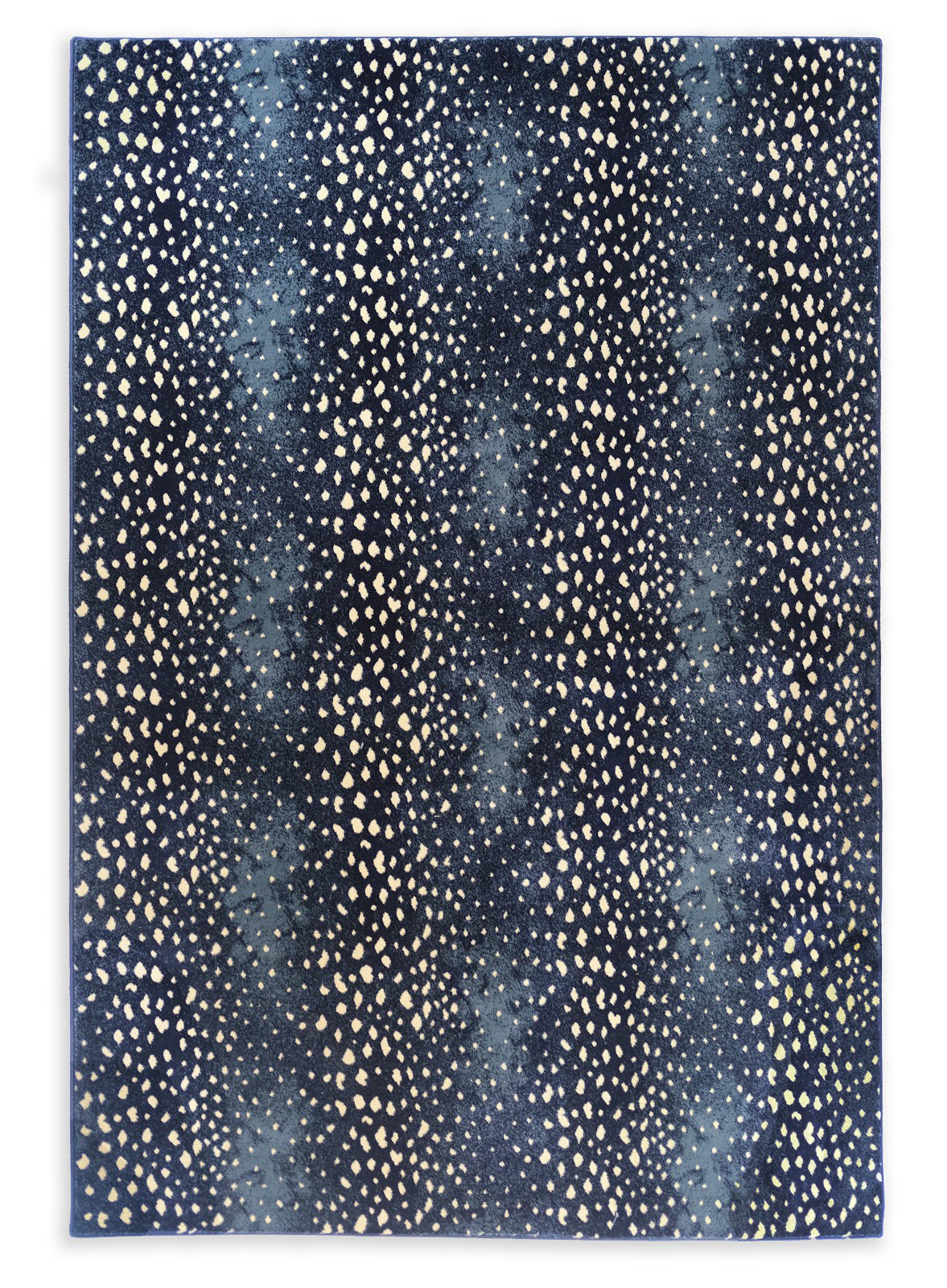 Everly Quinn Buehler Animal Print Area Rug in Blue | Wayfair