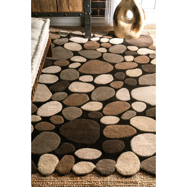 Loon Peak® Alpert Handmade Flatweave Wool Dark Brown Rug & Reviews ...