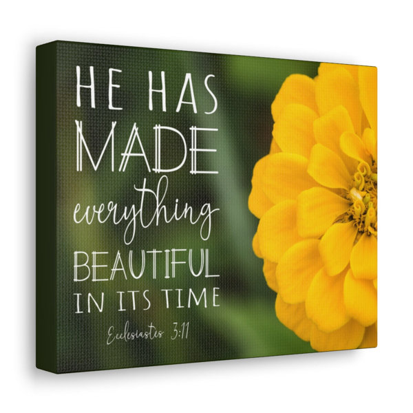 Express Your Love Gifts Beautiful In Its Time Ecclesiastes 3:11 Bible ...