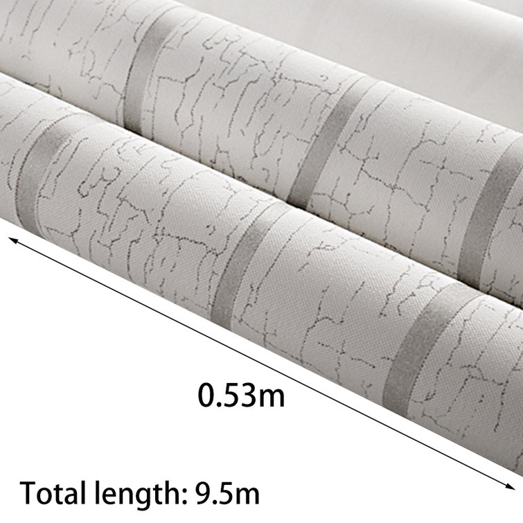 17 Stories Ewin 9.5m x 53cm 3D Wallpaper Roll | Wayfair.co.uk