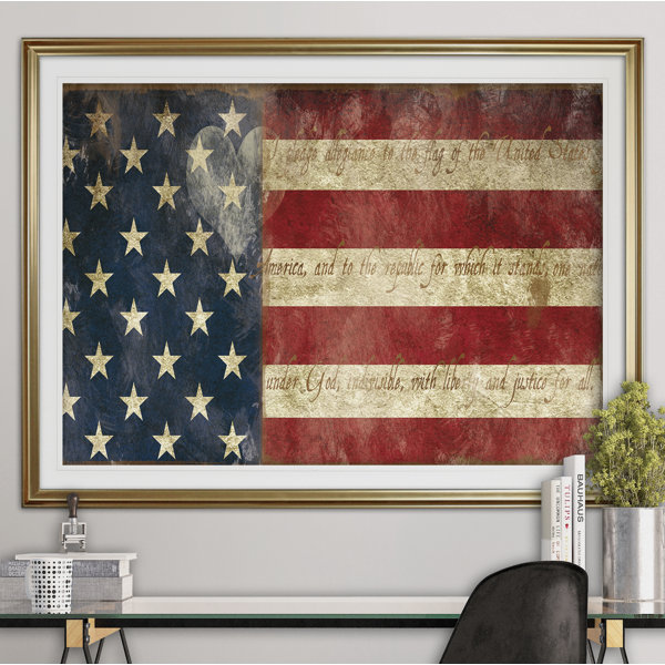 August Grove® I Pledge Allegiance - Picture Frame Print | Wayfair