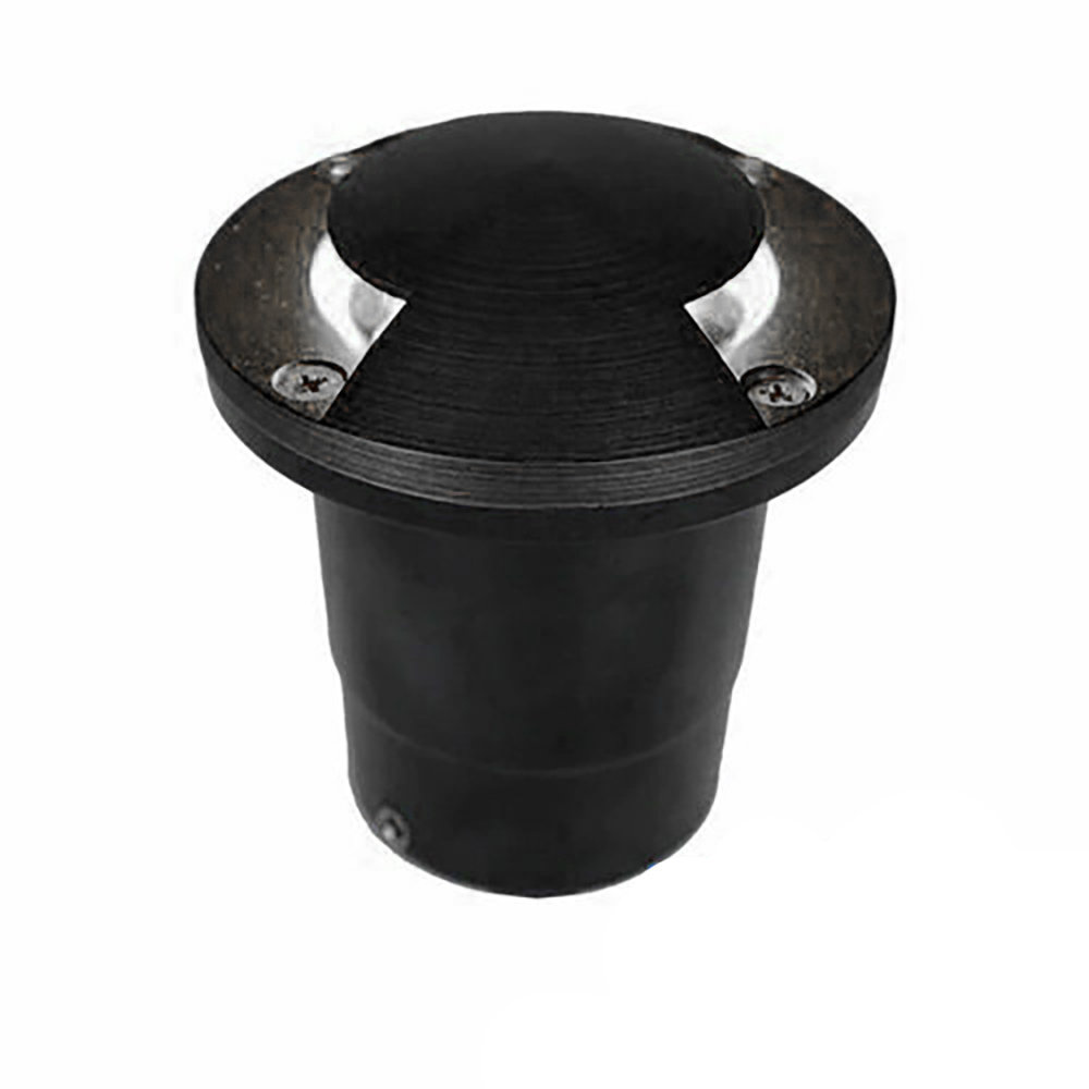 AQLighting 12V Composite In Ground Well Light W/ Cast Brass Bi ...