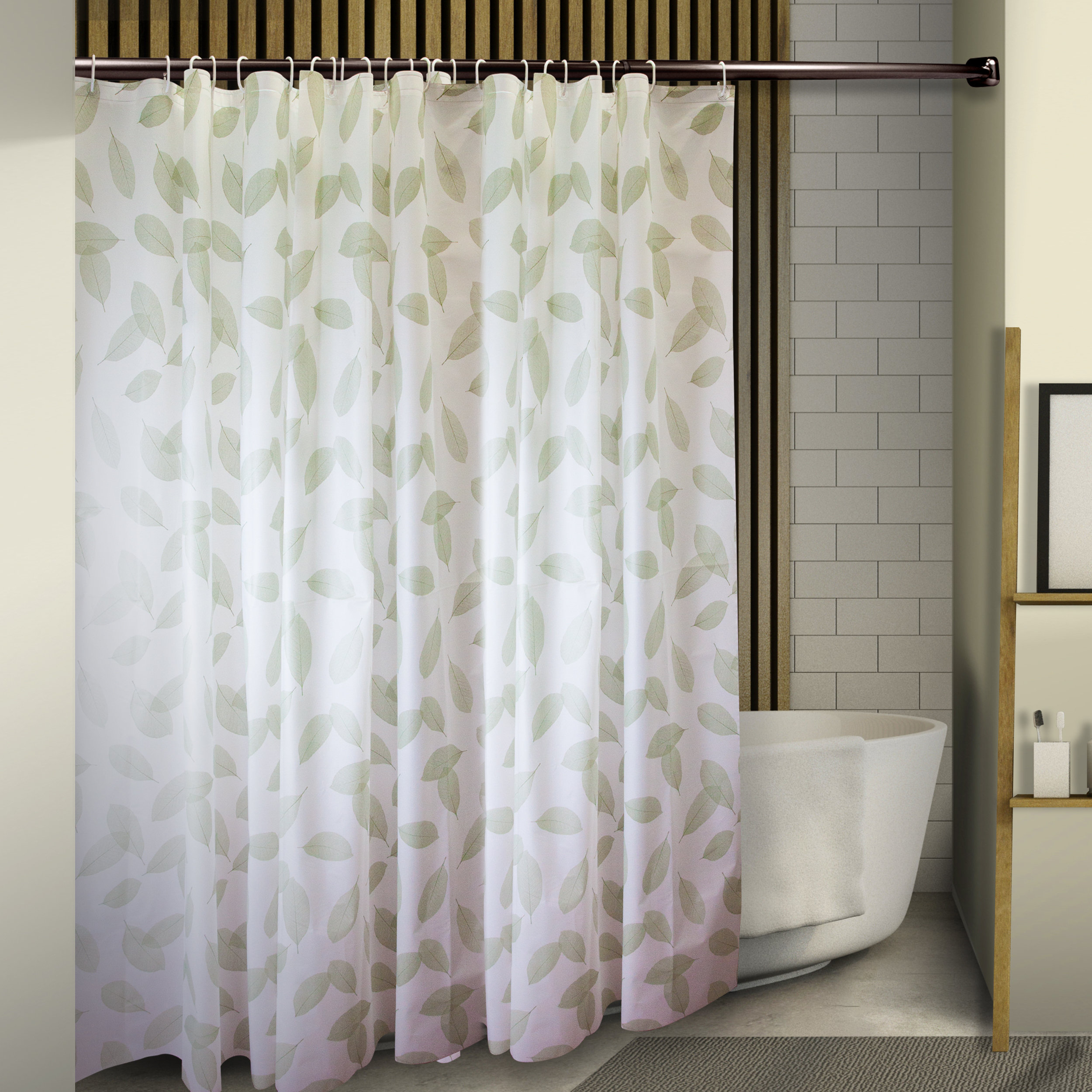 Winston Porter Lecroy Single Shower Curtain & Reviews | Wayfair