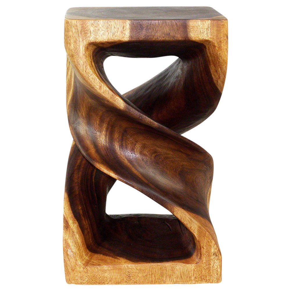 Loon Peak® Kurtis 20'' Tall Solid Wood Block End Table & Reviews | Wayfair