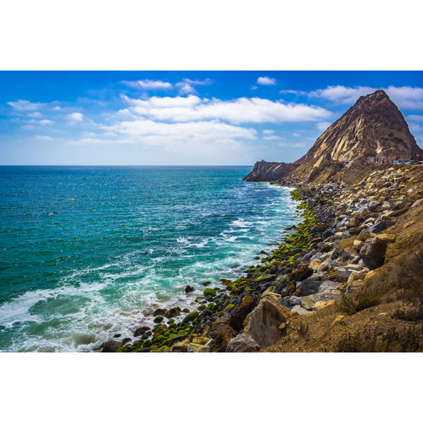 Highland Dunes Point Mugu Rock by - Wrapped Canvas Photograph | Wayfair
