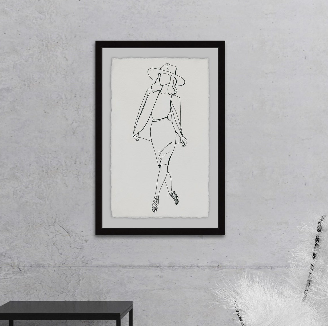 House of Hampton® Classy Panama - Picture Frame Drawing Print | Wayfair