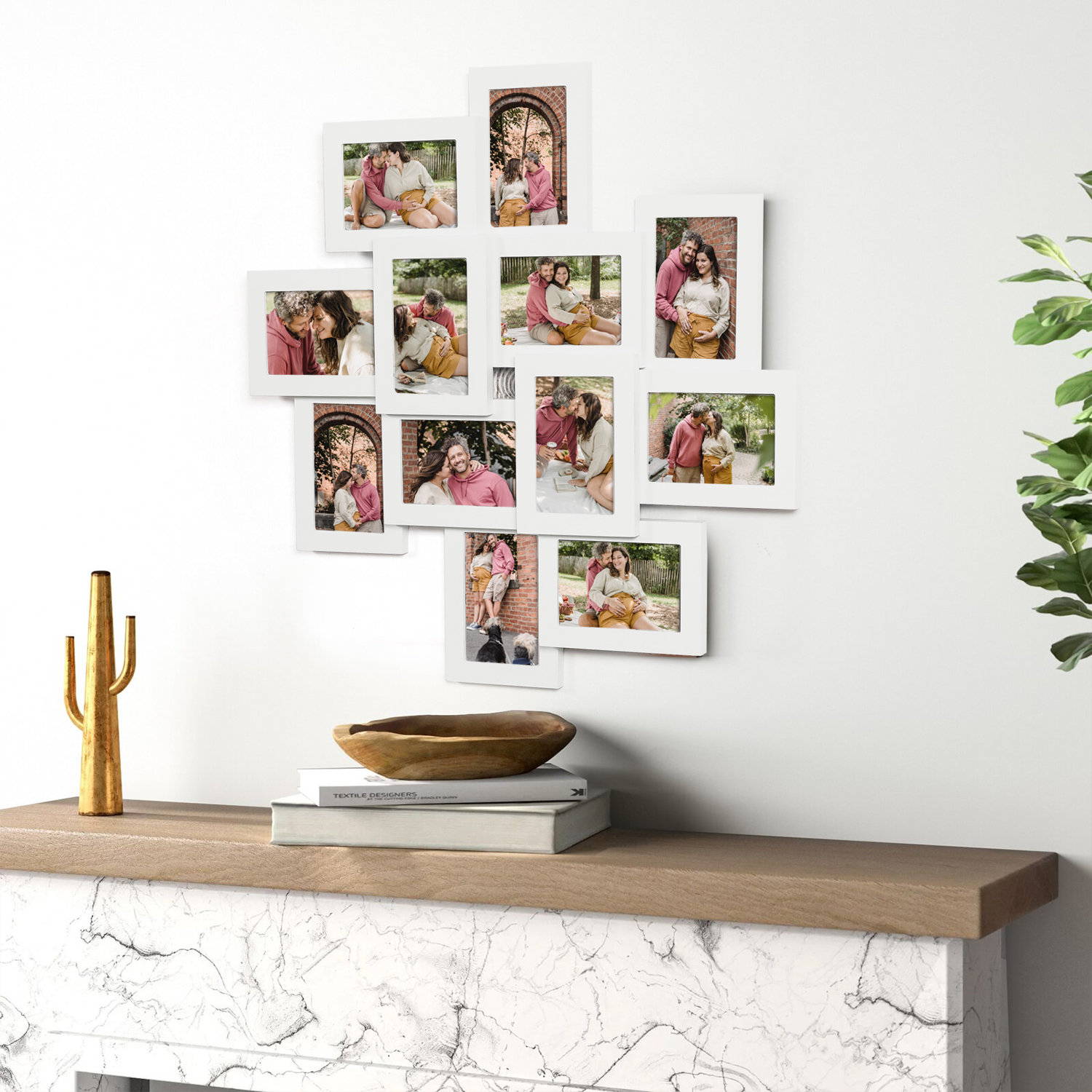 Red Barrel Studio® Bryleigh Wood Collage Picture Frame & Reviews | Wayfair