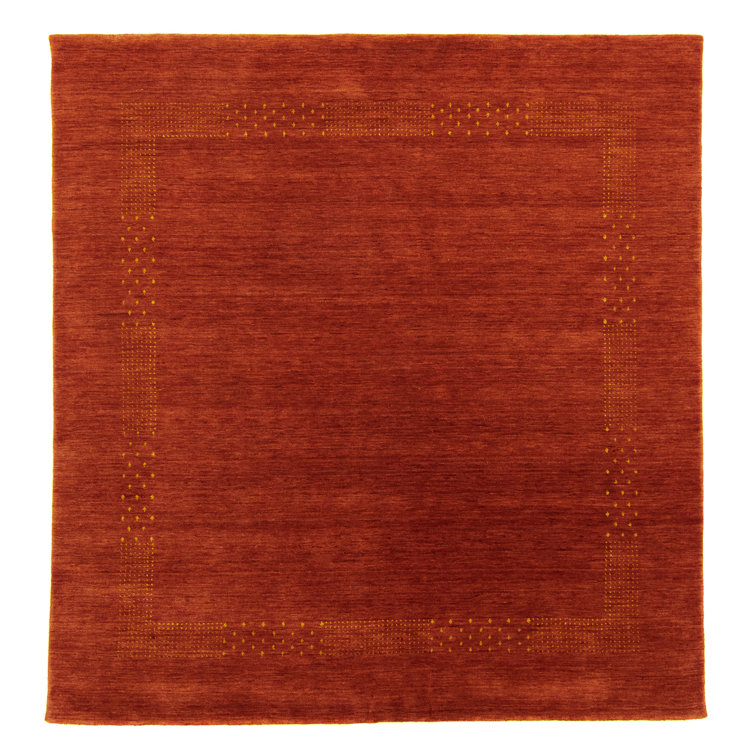Gracie Oaks Provo Gabbeh Machine Tufted Wool Red Indoor/Outdoor Rug ...