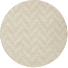 Wrought Studio Zora Chevron Handmade Hand Loomed Wool Area Rug in Taupe ...