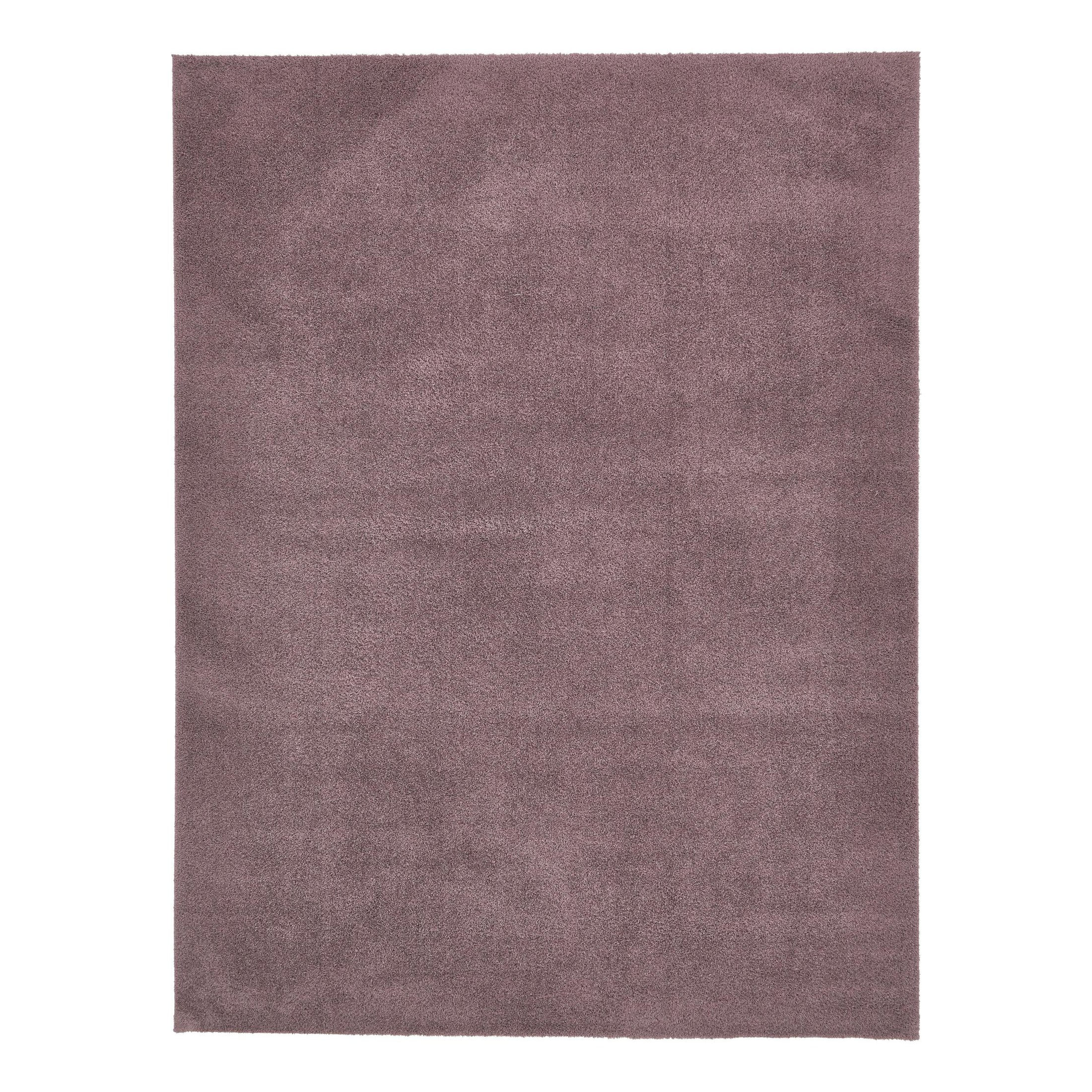 Ebern Designs Alta Machine Woven / Power Loomed Performance Mauve Rug ...