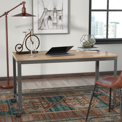 Desk with Wheels & Casters You'll Love | Wayfair