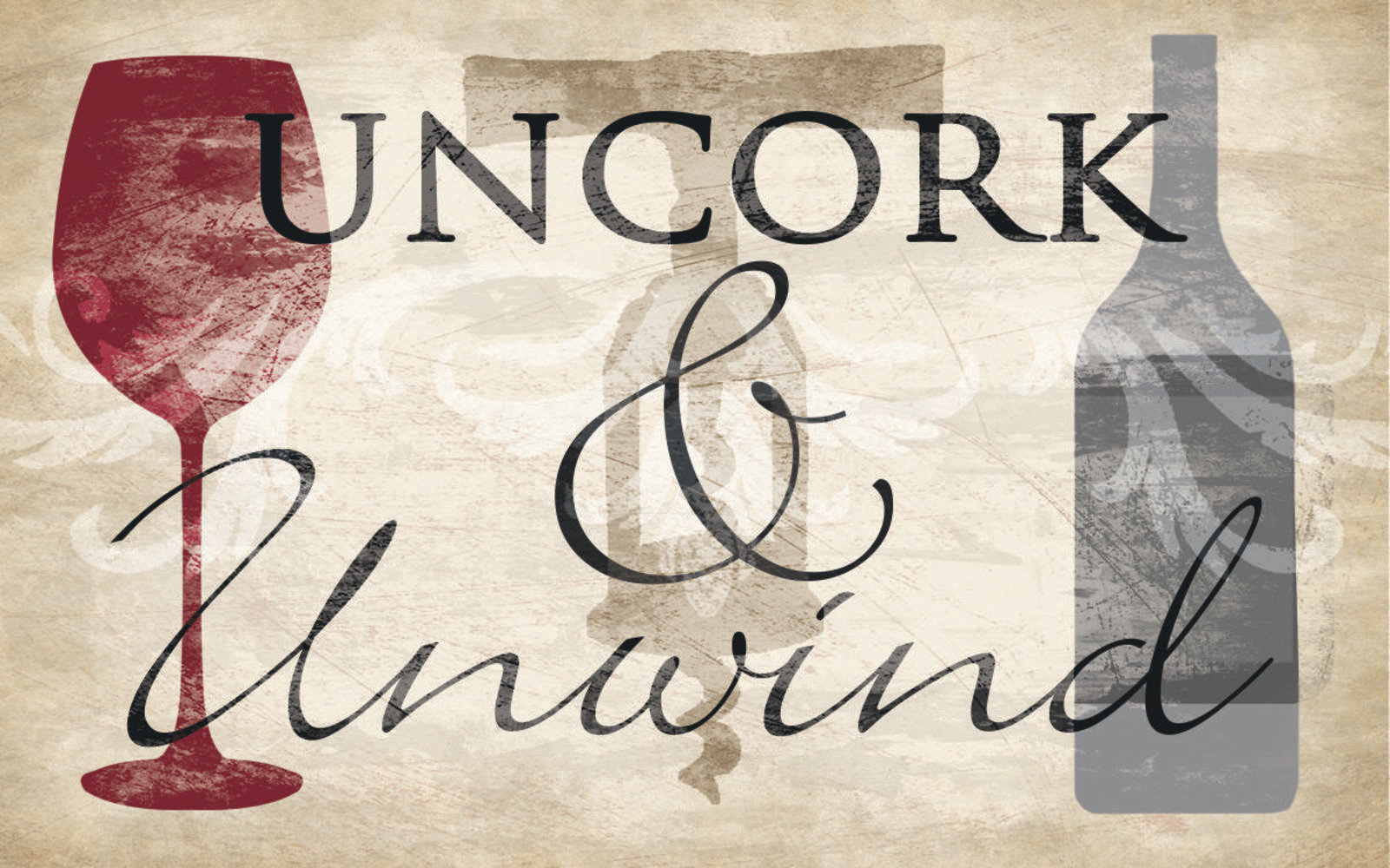 Lark Manor Uncork And Unwind - Wrapped Canvas Graphic Art & Reviews ...